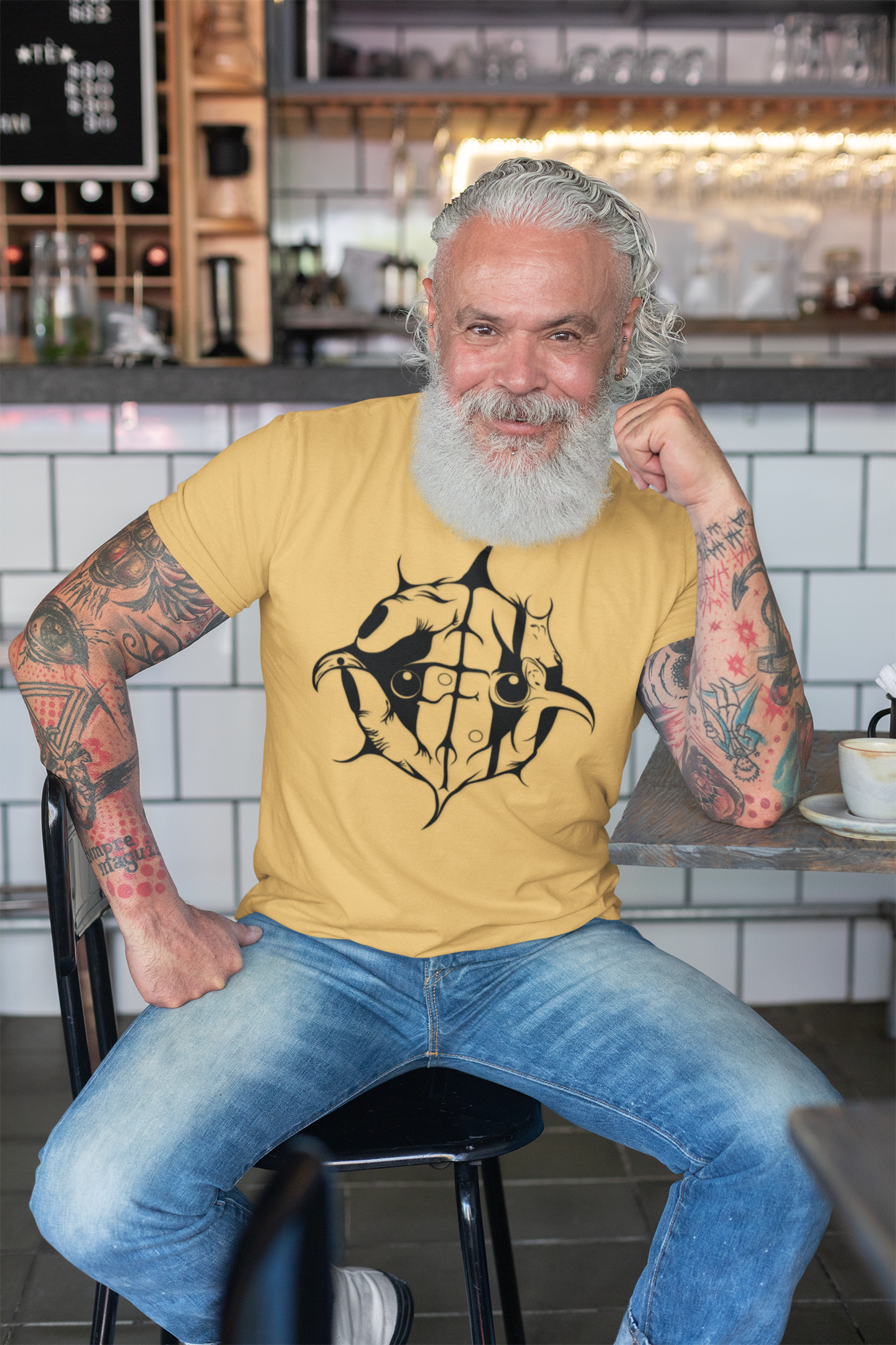Hand Drawn JH by Johnny HamCheck Himself - T-Shirt – Johnny Hamcheck